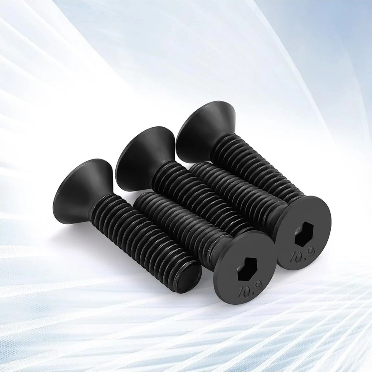 inbus Siyah Civata M3 x 12 mm 20 Adet Havşa Başlı DIN 7991 Allen Civata ...