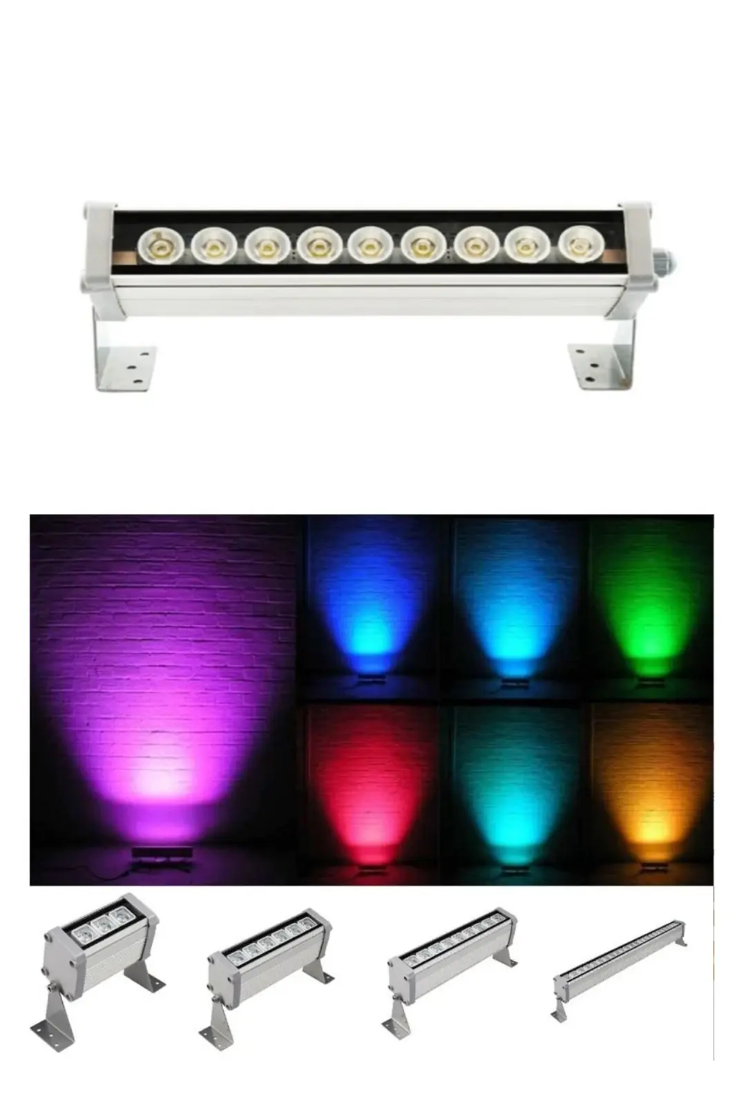 100 Cm Led Dış Mekan Duvar Ağac CAMİ Bina Cephe Boyama Wallwasher ...