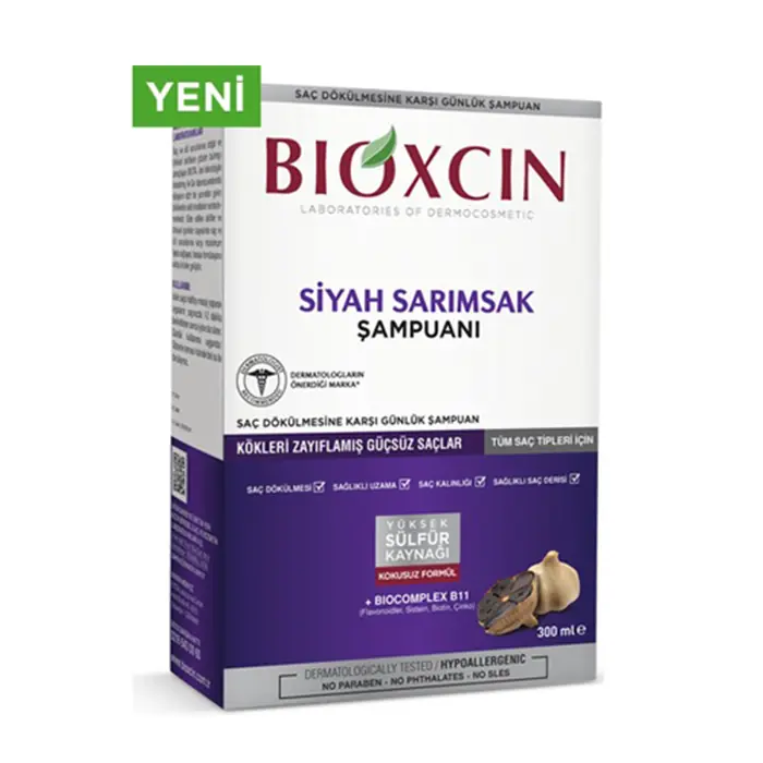 Bioxcin Black Garlic Shampoo