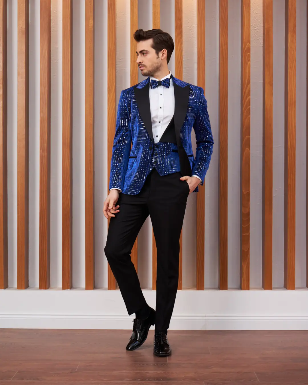 MEHMET EMİN TEKE MEN'S WEAR 3'LÜ DAMATLIK TAKIM ELBİSE | Mehmet Emin Teke