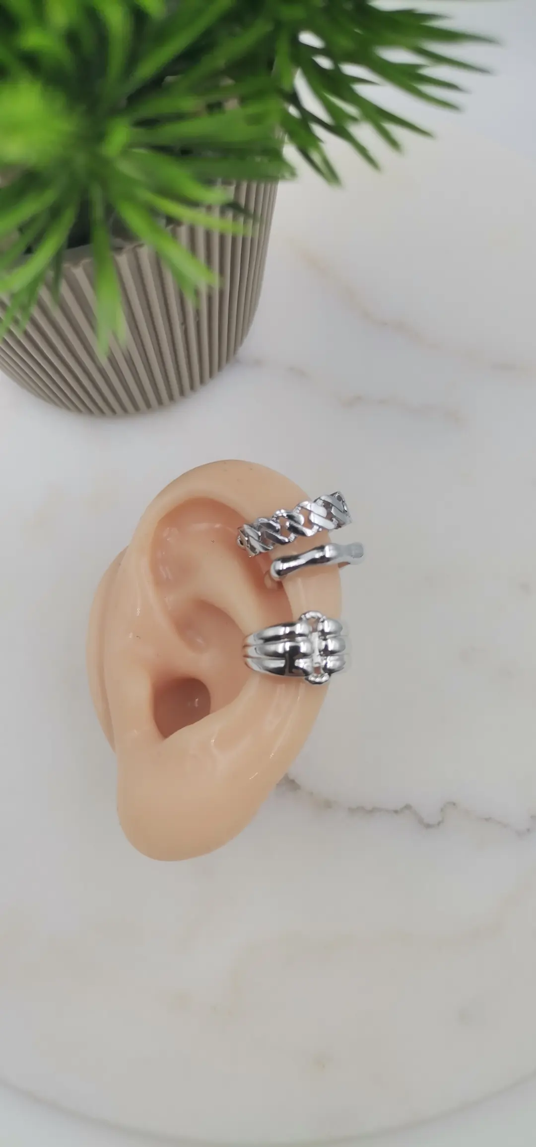 EARCUFF SET SİLVER