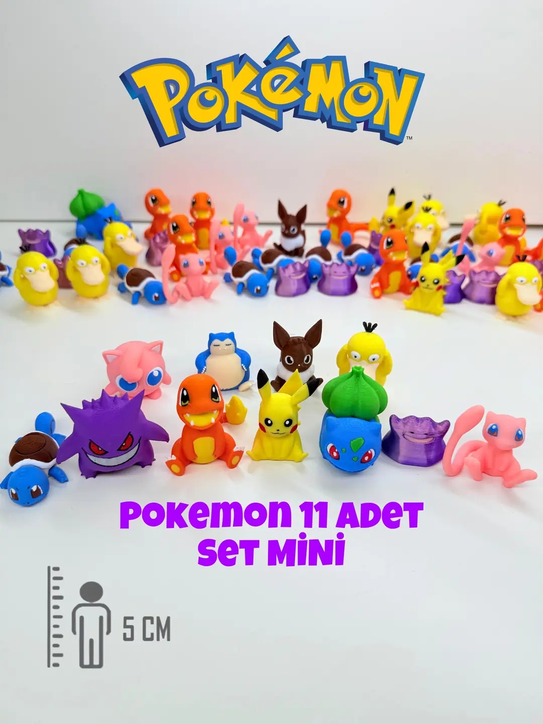 11'li Mini Pokemon Seti