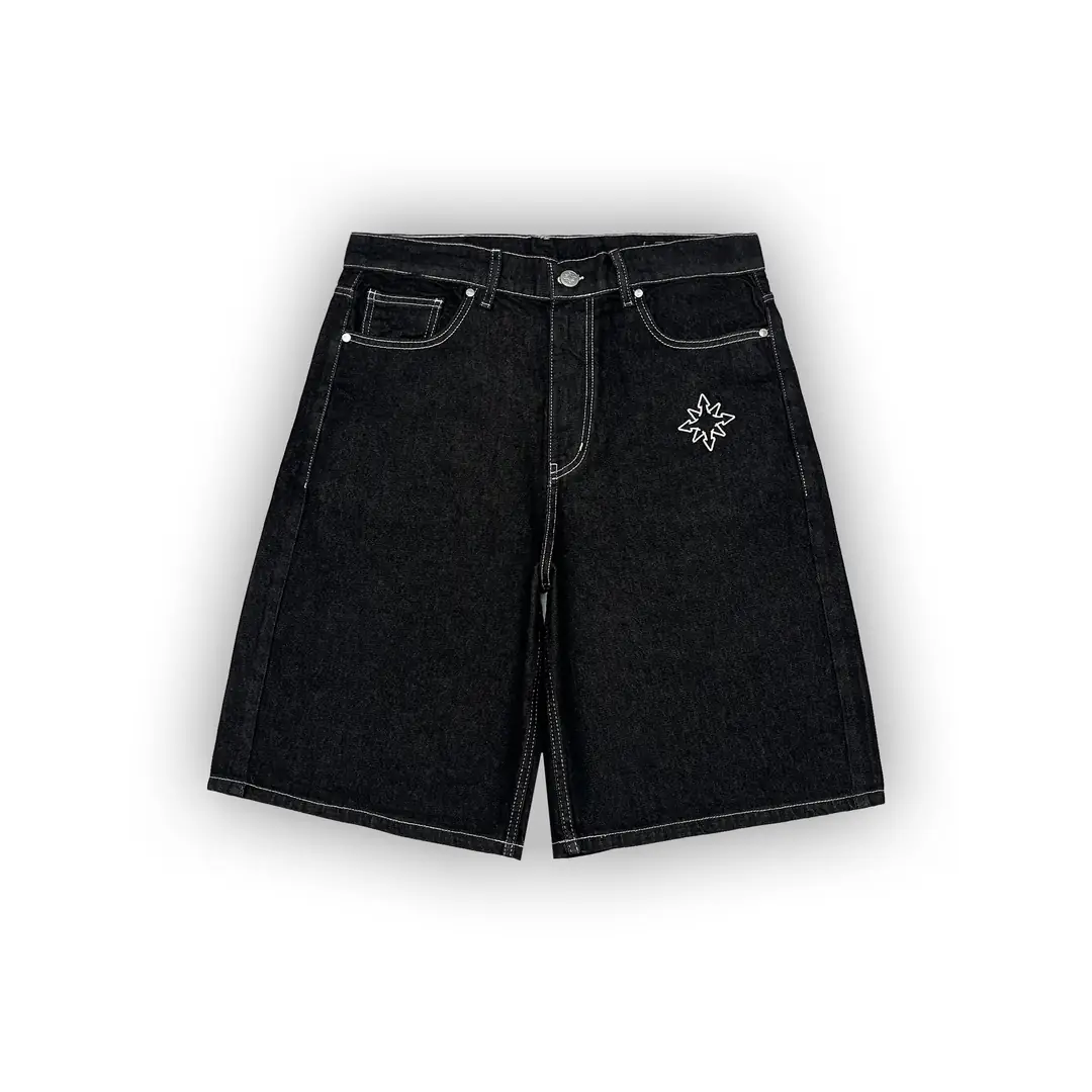 Midnight Trace Jorts | Snow Shade