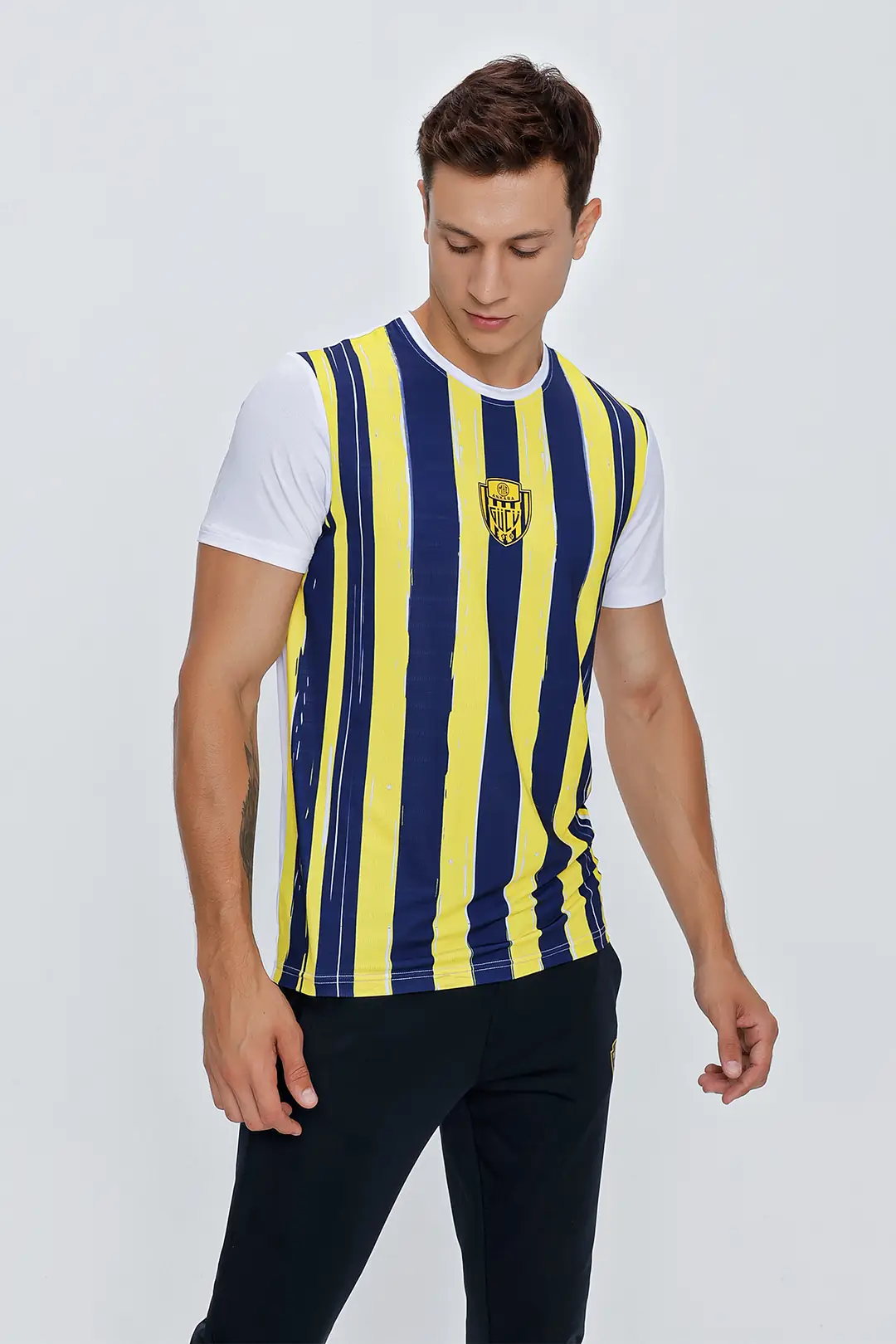 ANKR-0041 SİNCE ERKEK ÇUBUKLU T-SHIRT