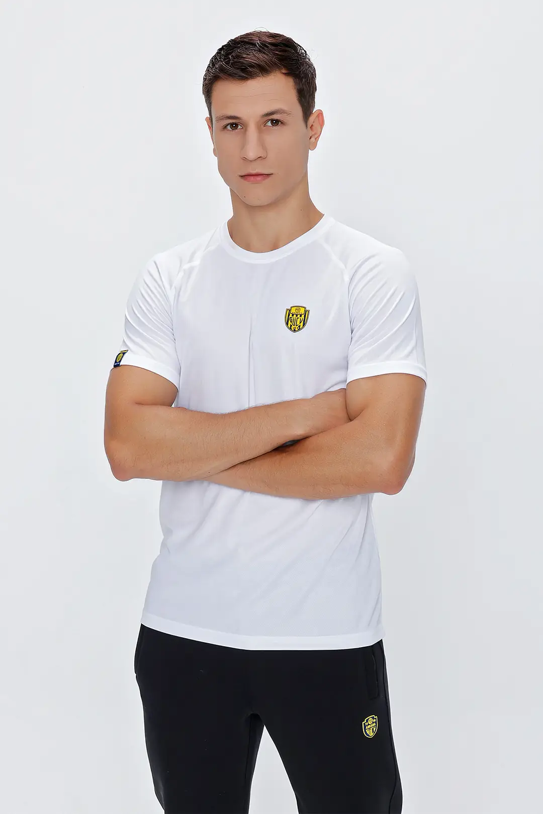 ANKR-0042 SİNCE ERKEK BEYAZ BASİC T-SHIRT