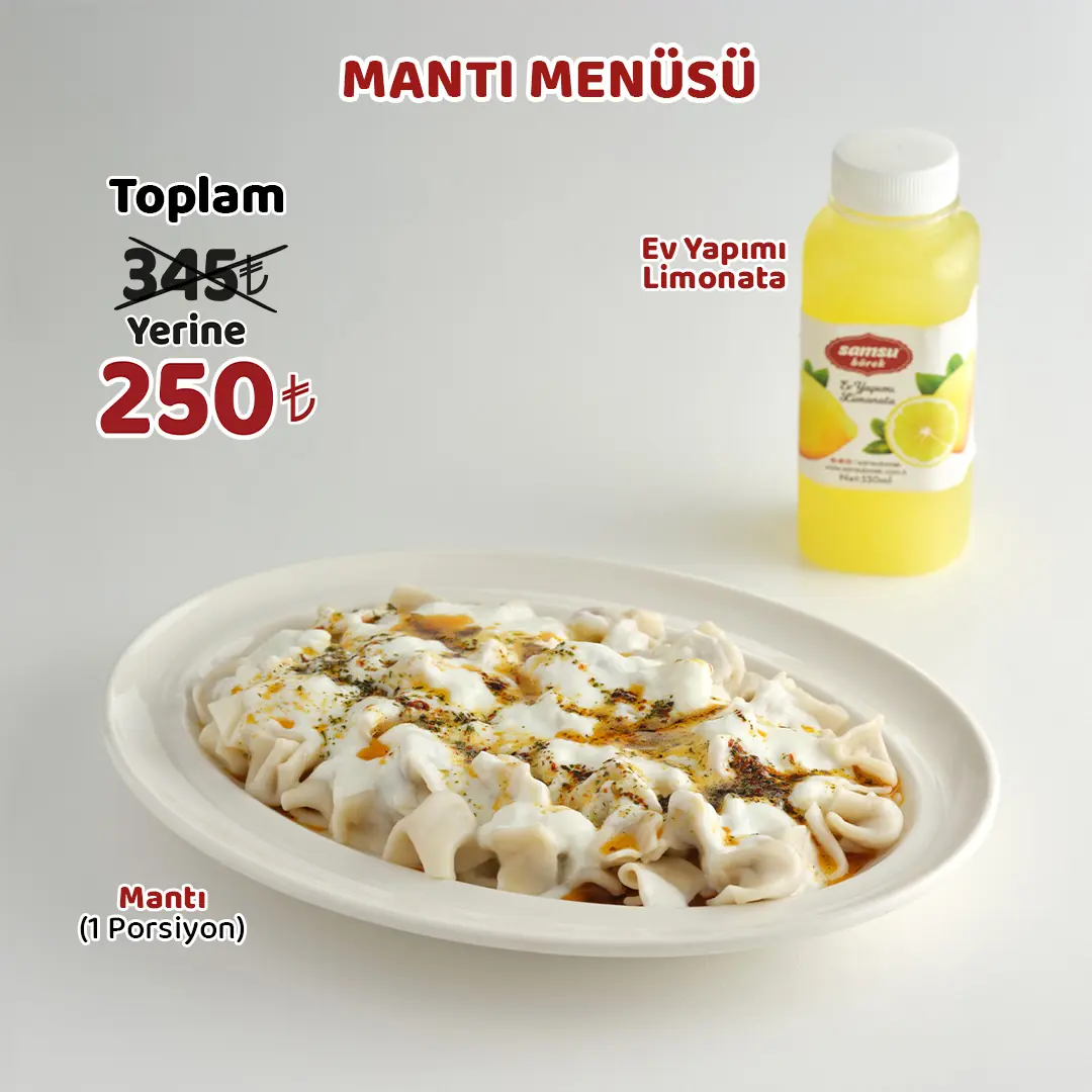 Mantı Menüsü