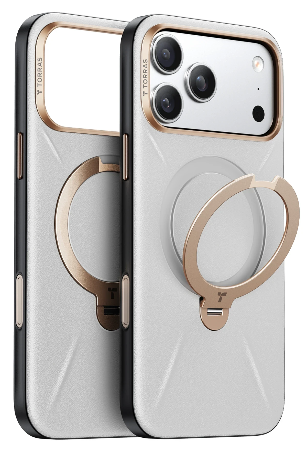 Torras O Stand Spin VegSkin Serisi Magsafe Kılıf - iPhone 17 Pro