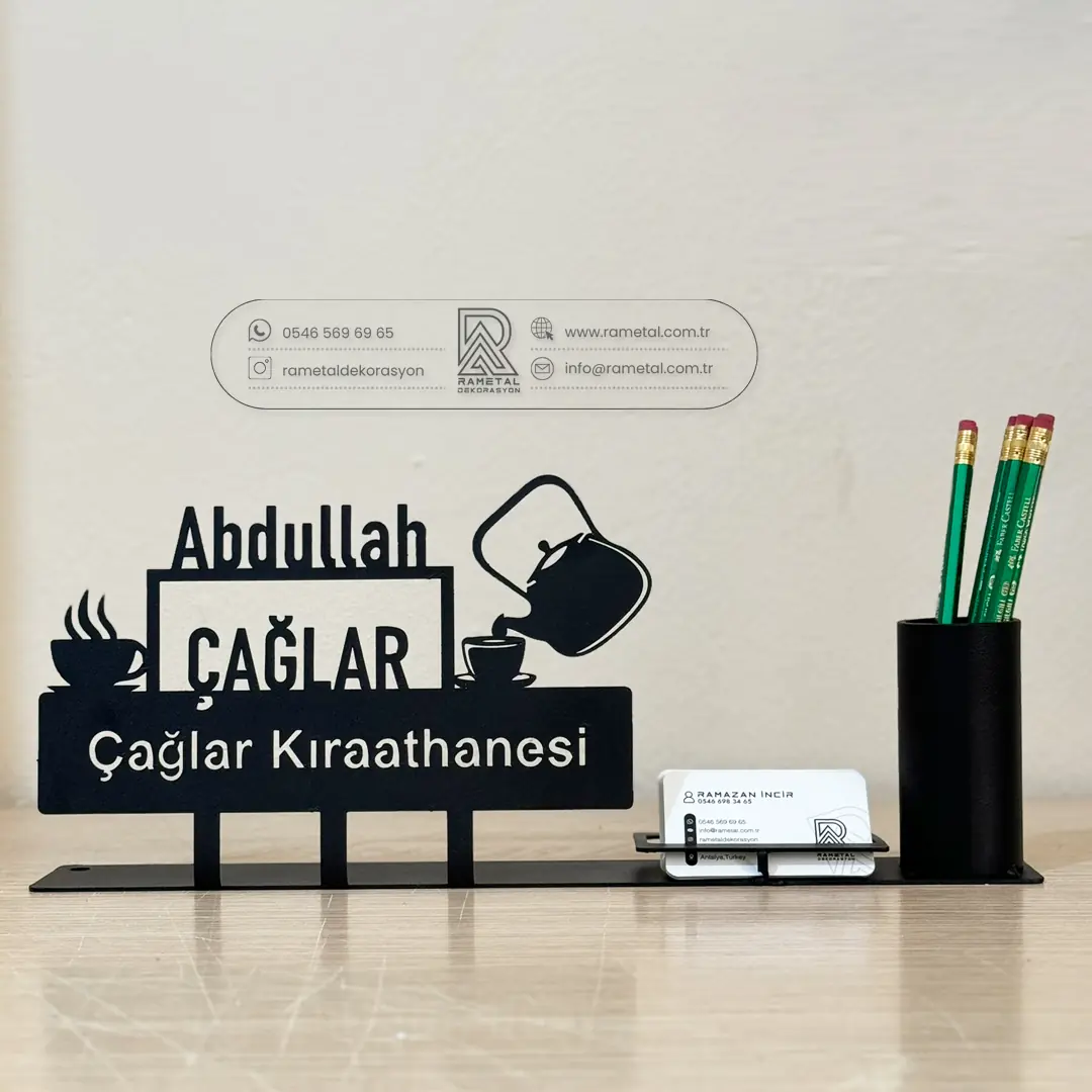 Kişiye Özel Metal İsimlik- RaMetal