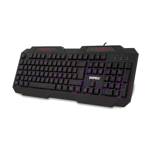 Everest KB-115 Usb 3 Renk Aydınlatmalı Siyah Q Klavye