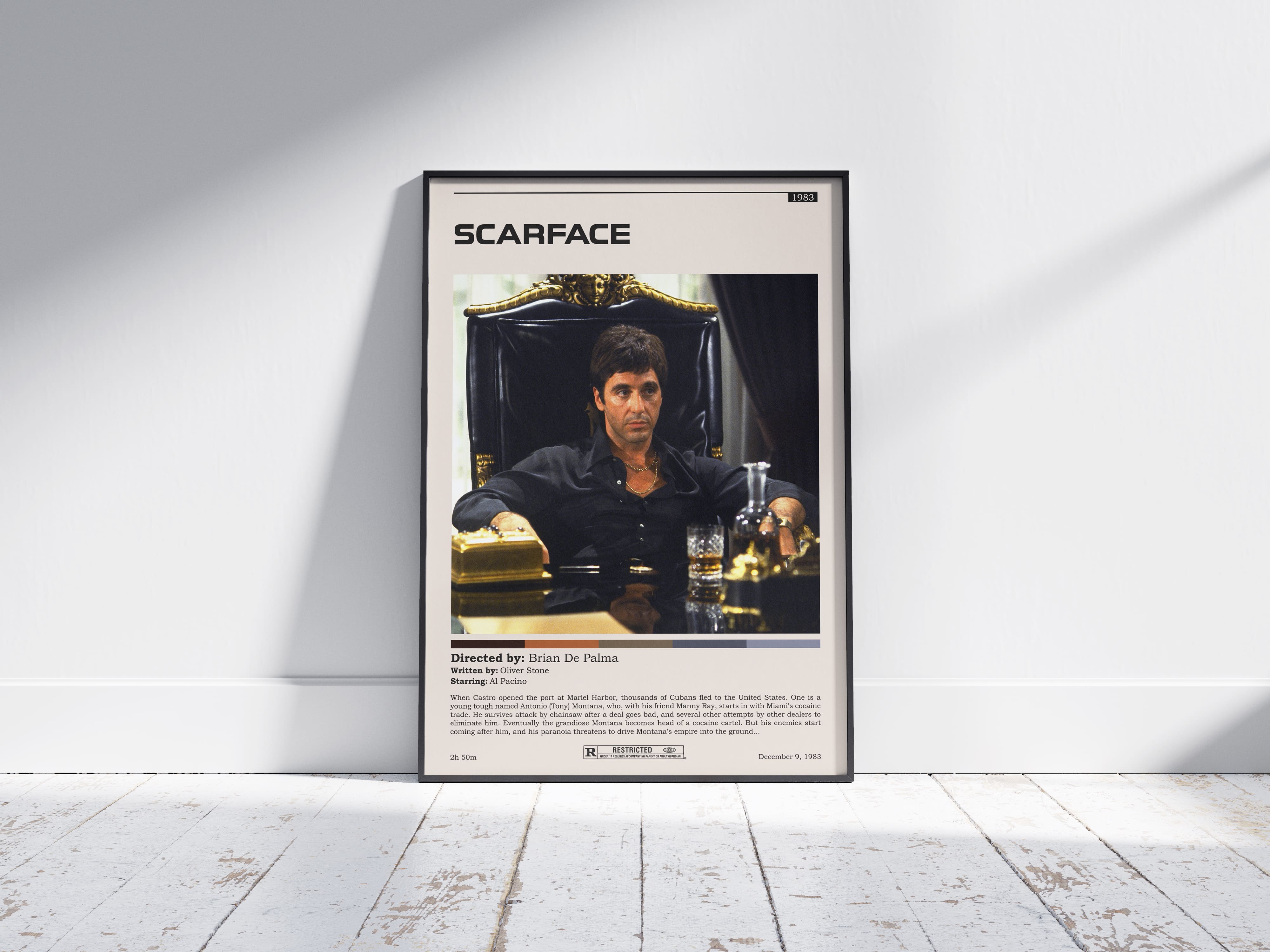 Scarface Print/Scarface Wall Art/Scarface Poster