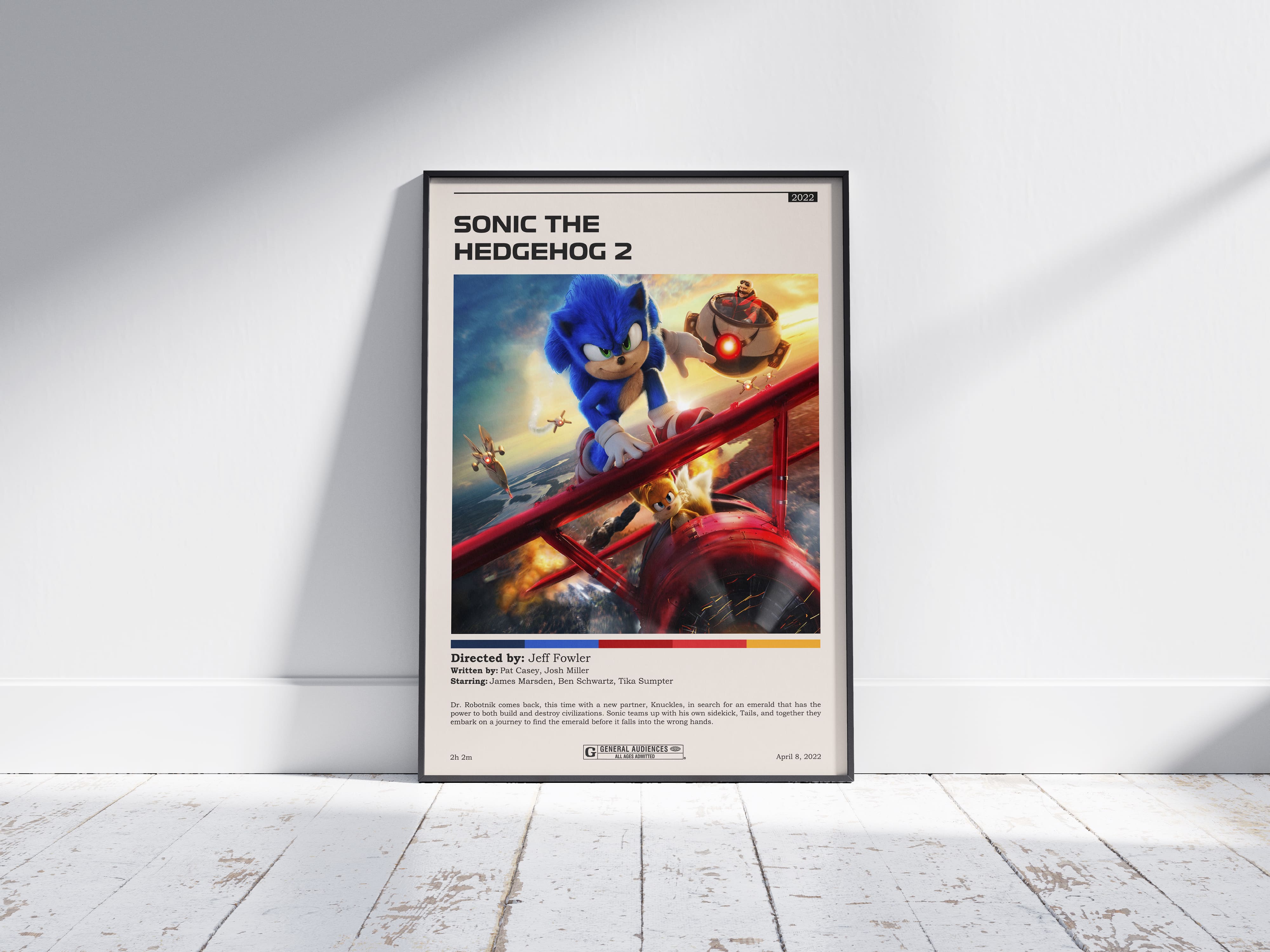 Sonic The Hedgehog Print/Sonic The Hedgehog Wall Art/Sonic The Hedgehog ...