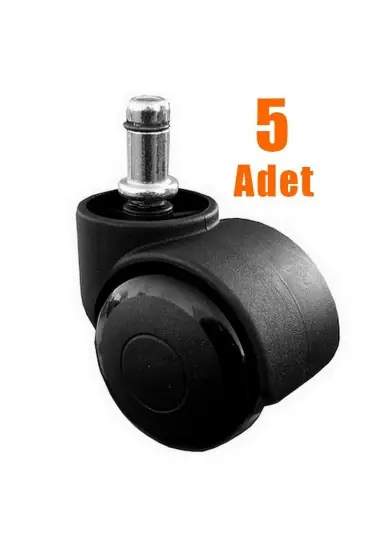 Ofis Koltuğu Tekerleği Koltuk Tekeri 5'Li Set