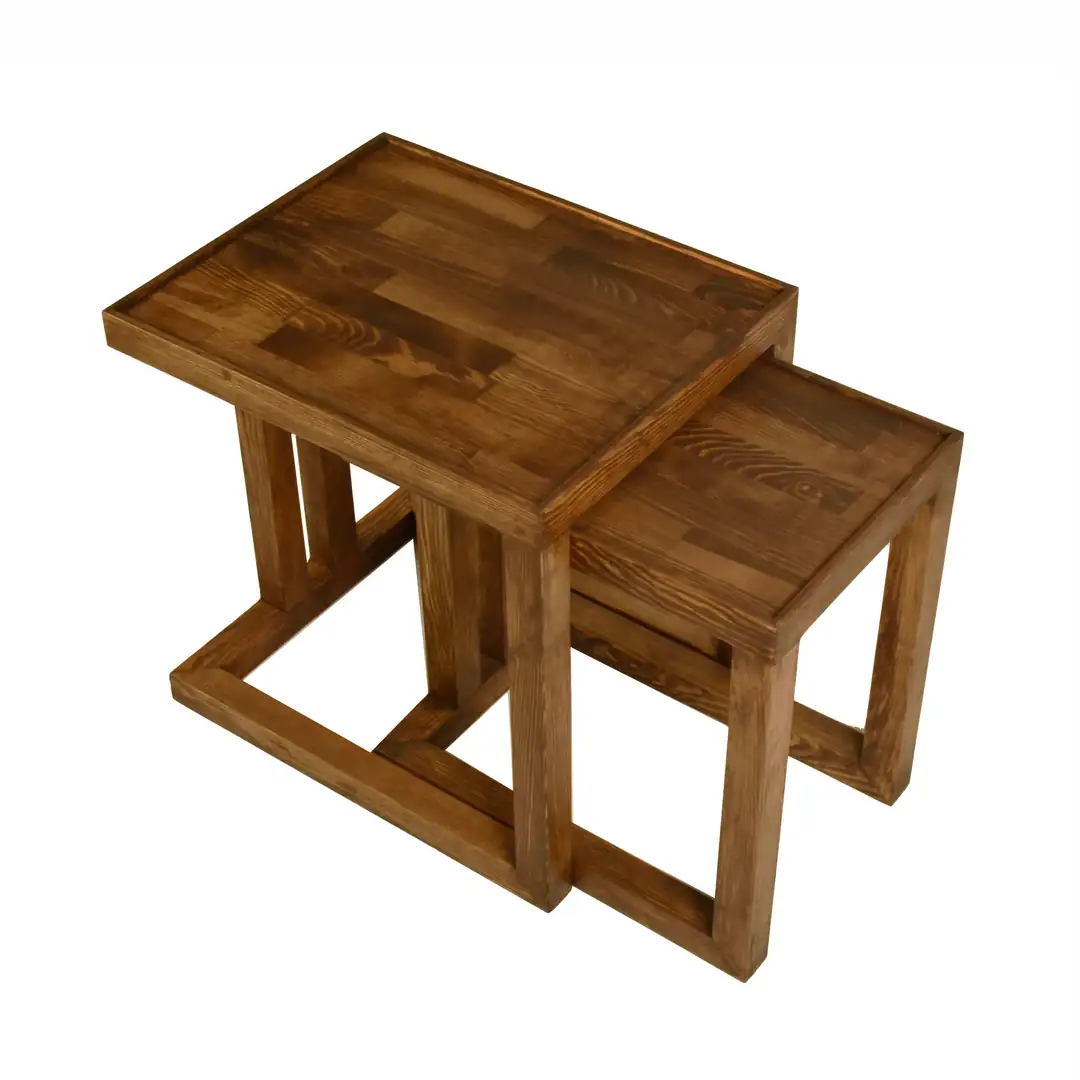 Baraka Concept | Santan Ahşap Zigon Sehpa