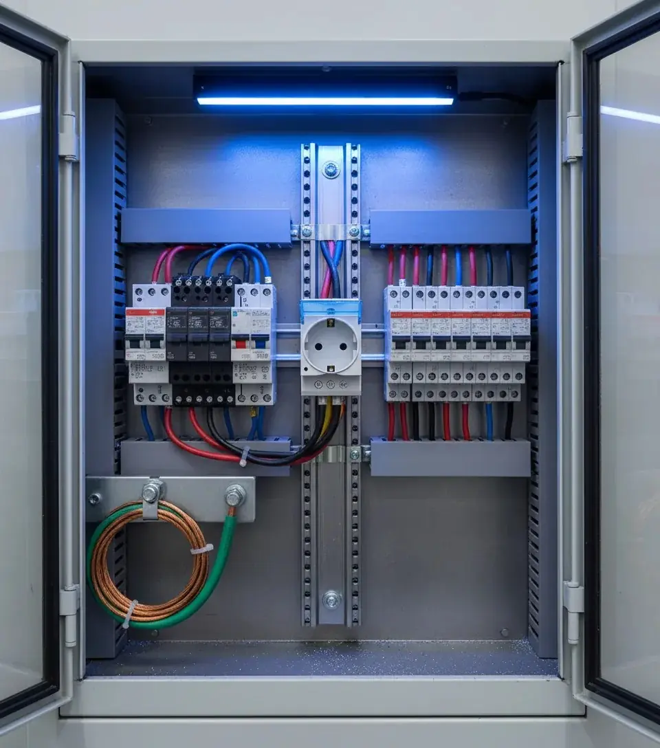 Raya Montaj Pano Prizi | DIN Ray Prizi | LED’li ve Kapaklı Modeller