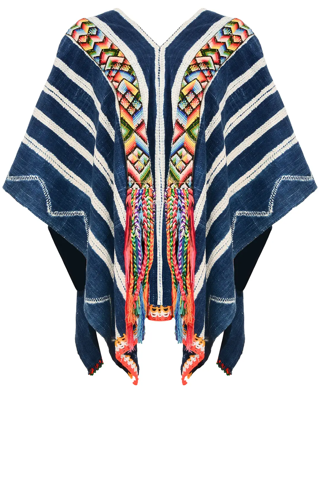 Original Indigo Poncho