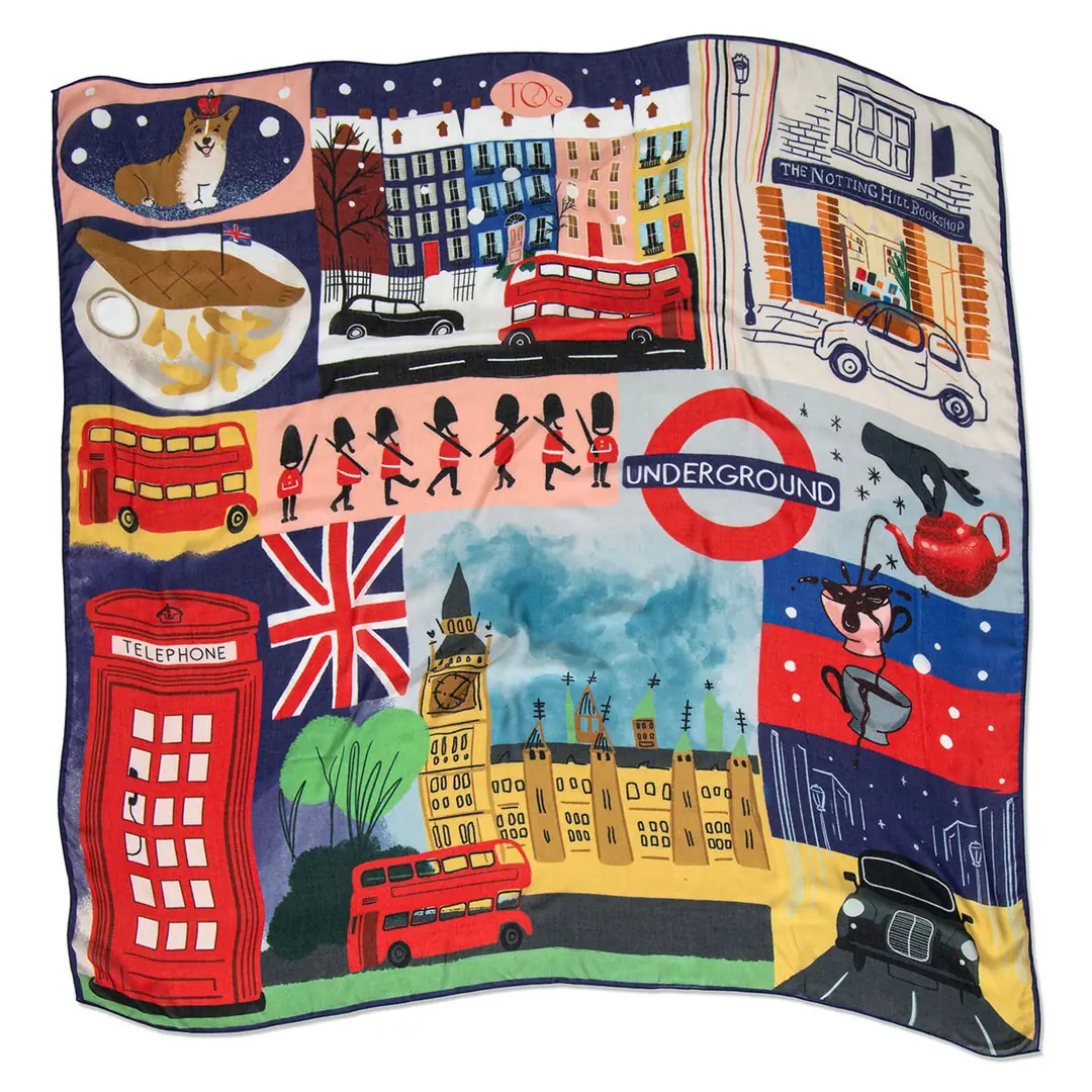London %100 Modal Şal