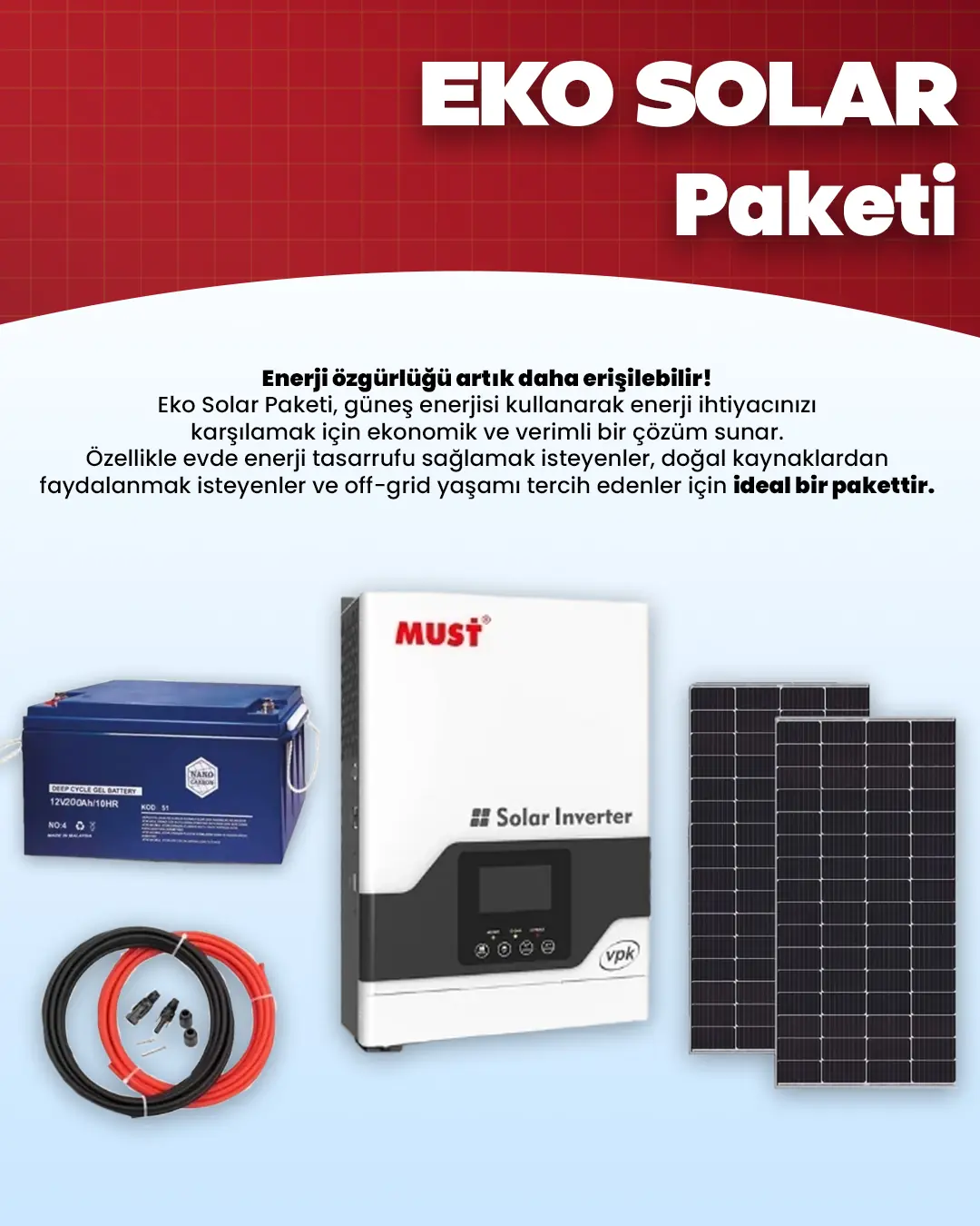 Solar Eko Paket – Ekonomik ve Verimli Güneş Enerjisi Çözümü