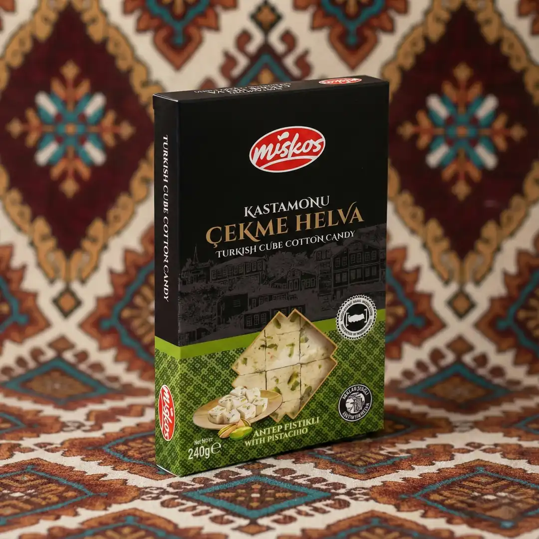 MİSKOS ANTEP FISTIKLI ÇEKME HELVA 240 GR