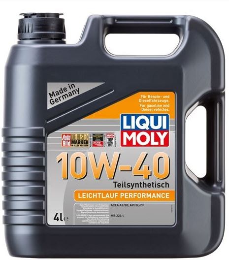 LIQUI MOLY 10W40 Motor Yağı Leichtlauf Perform 4 Litre
