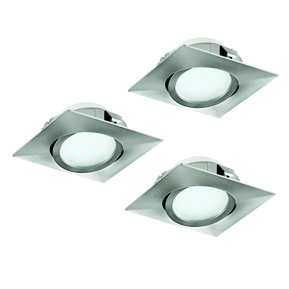 Eglo 78758 "PINEDA" 8.4 cm Ölçülerinde Mat Nikel Plastik Sıva Altı ...