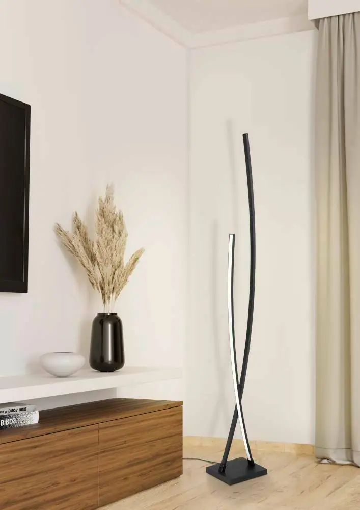 Eglo 31229 "ALBORAYA" 113,5 Cm Yüksekliğinde Çelik Köşe Lambası ...
