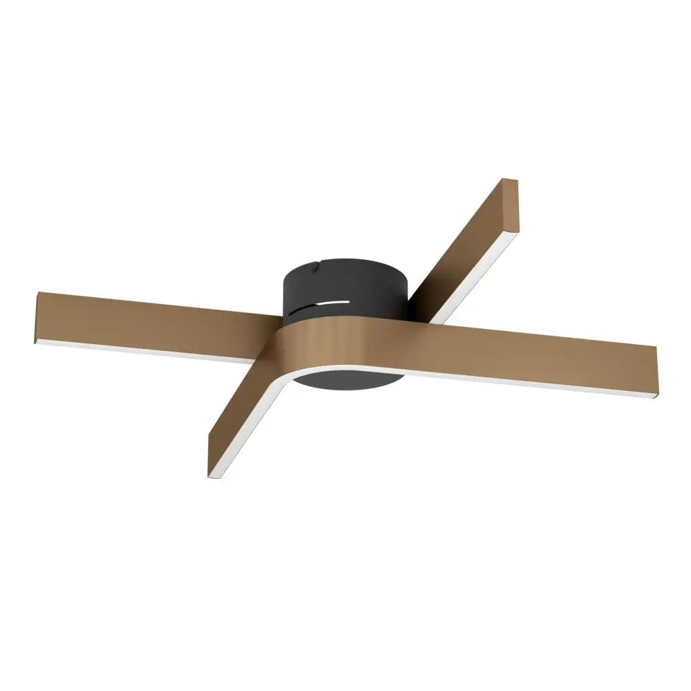 Eglo 901863 "FOLCINO-Z" 64 Cm Uzunluğunda Bronz Siyah Alüminyum Çelik ...