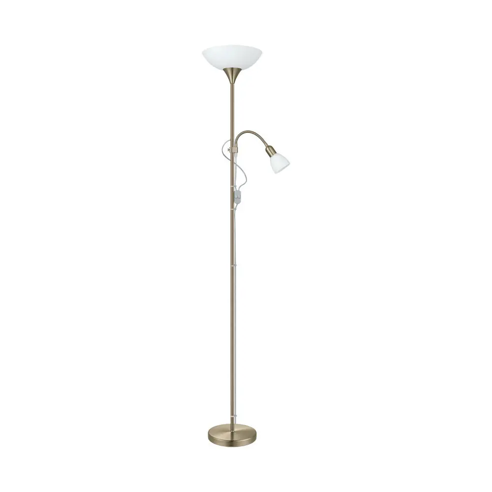 Eglo 82844 "UP 2" 176,5 Cm Yüksekliğinde Çelik Köşe Lambası Lambader ...