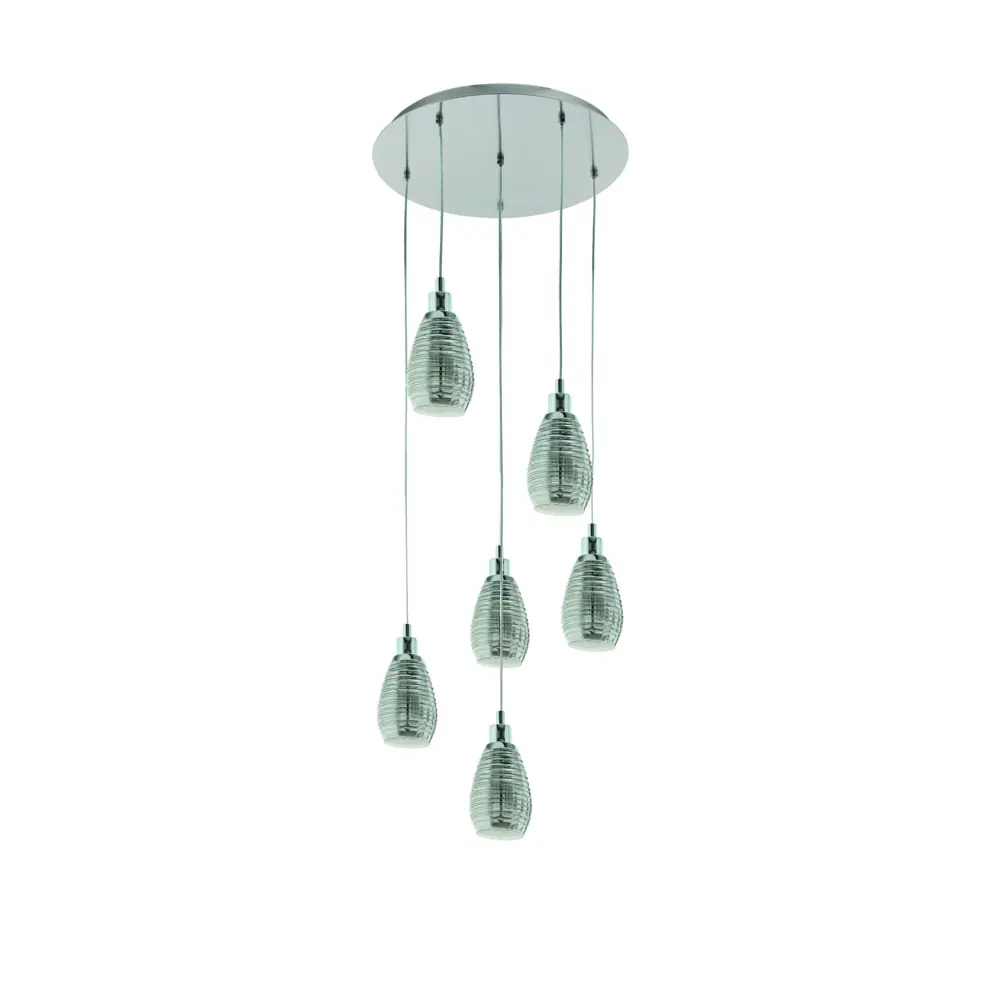 Eglo 39505 "SIRACUSA" 150 Cm Yüksekliğinde 50 Cm Çapında Çelik Sarkıt ...