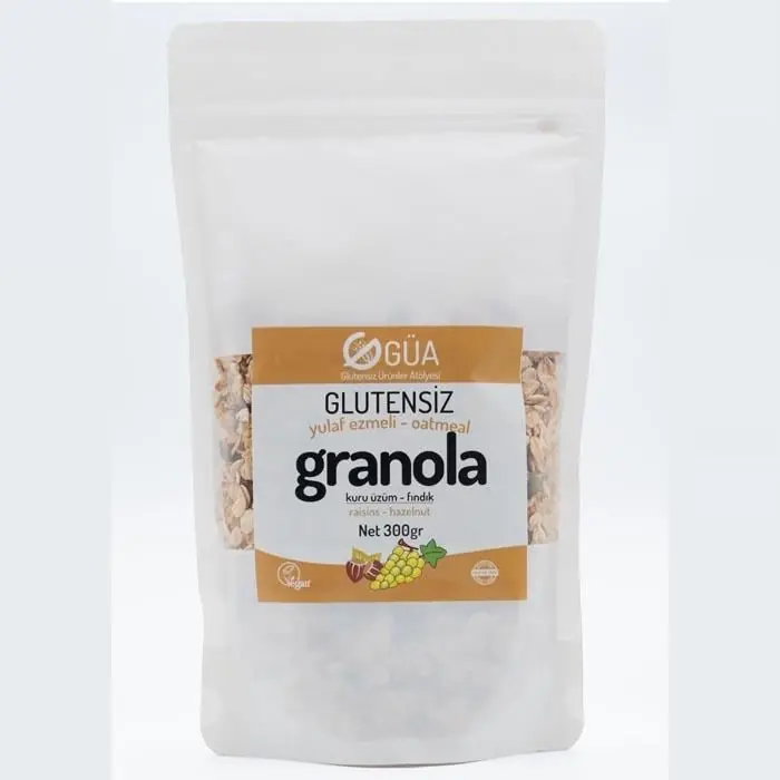 GUA Yulaf Granola - Üzüm, Fındık 300g * 6 paket