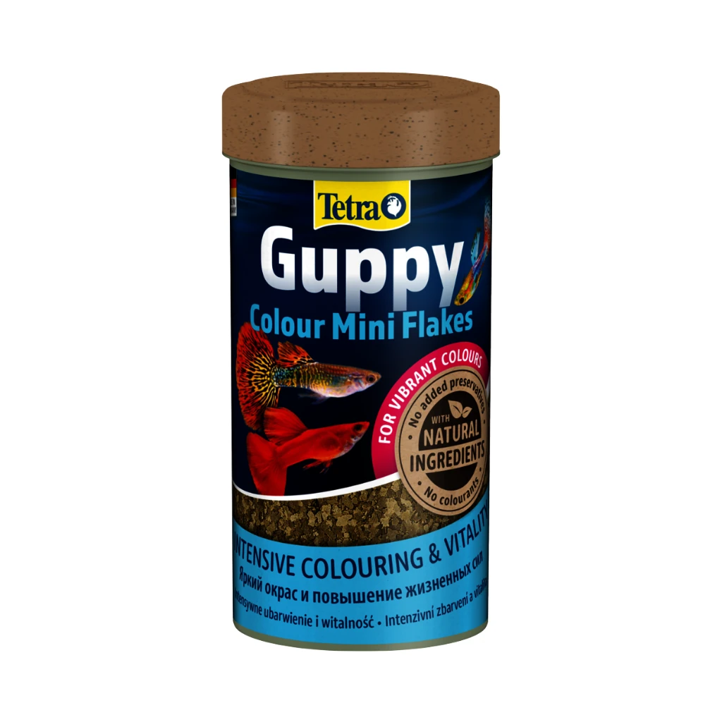 Tetra Guppy Colour Mini Flakes - 250ml / 75gr