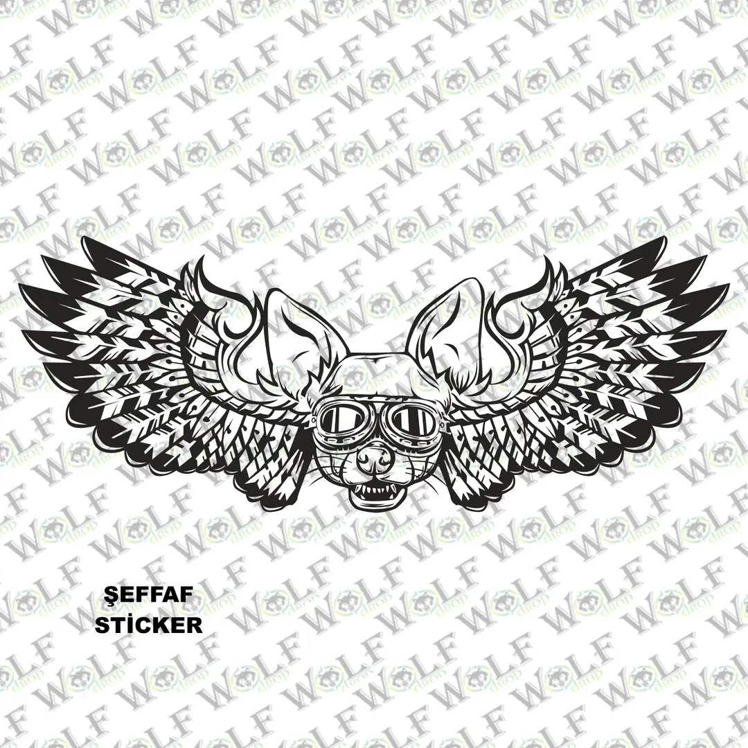 Tekli Şeffaf Sticker 019 - Araçlarınız İçin Şık ve Pratik Çözüm