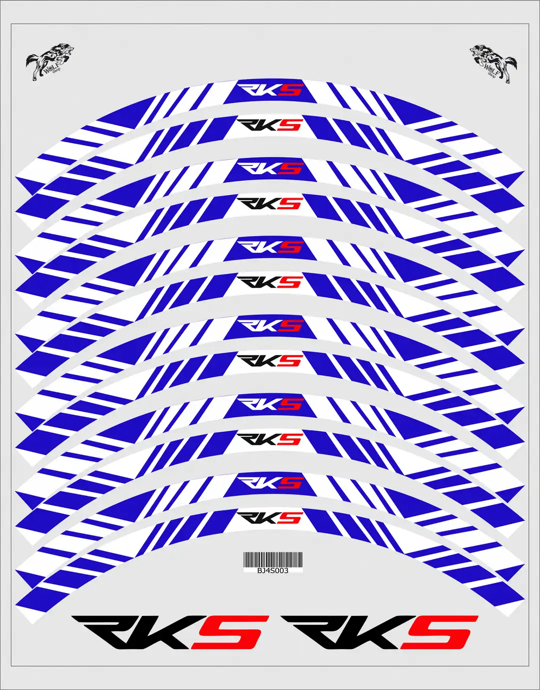 RKS Scooter Jant Şeridi 003 3D Damla Sticker /(Stilini Tamamla, Yolunu Özelleştir)