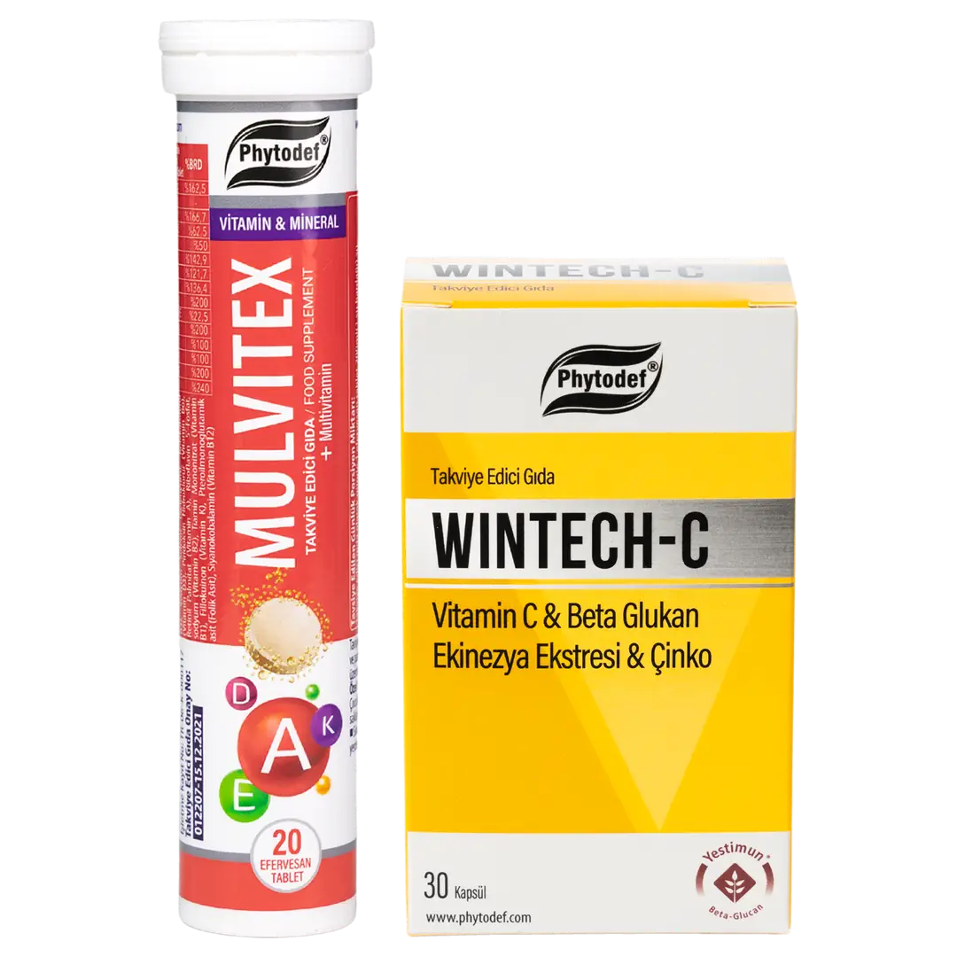 Mulvitex Multivitamin Efervesan Tablet - 20 Adet & Wintech C Beta ...