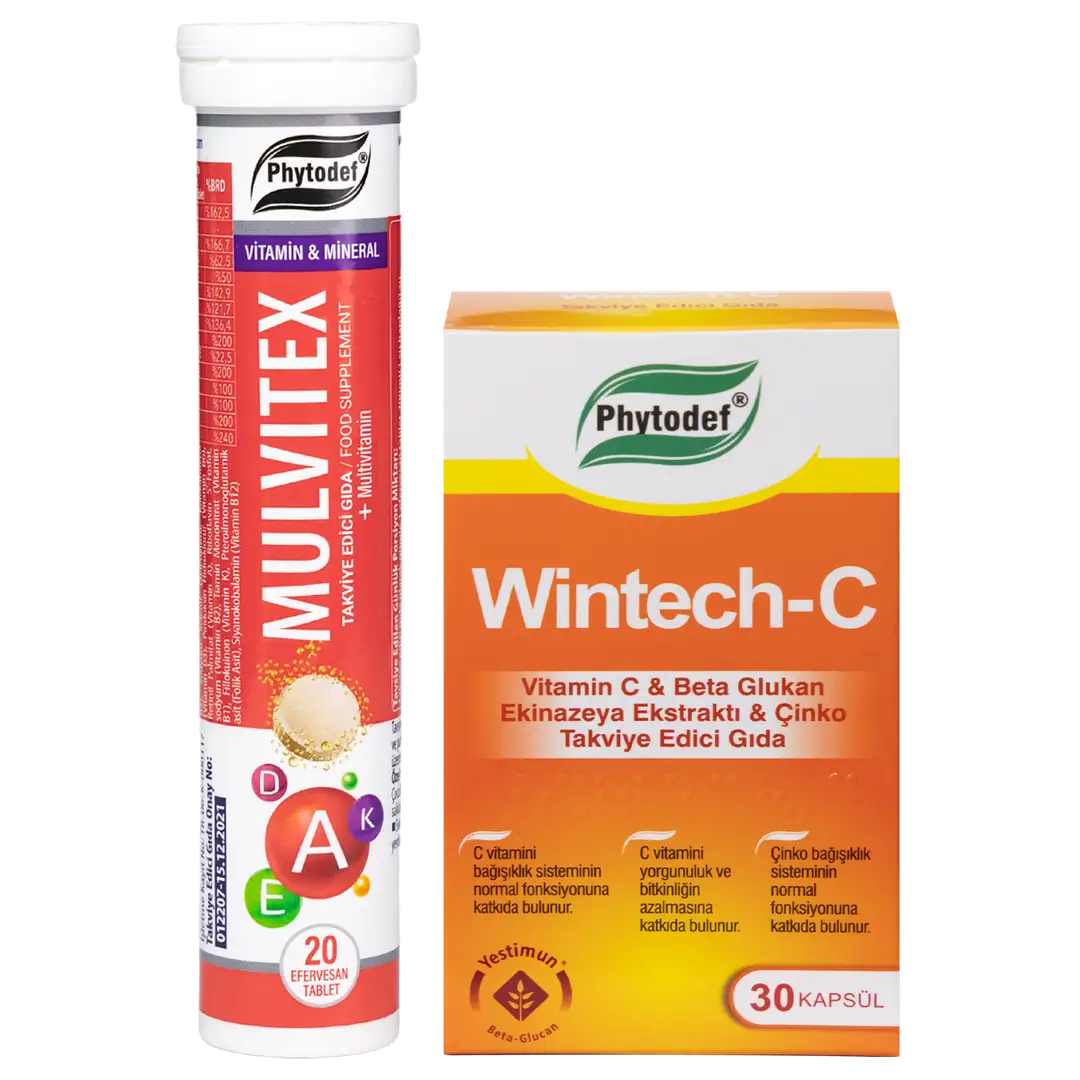 Mulvitex Multivitamin Efervesan Tablet - 20 Adet & Wintech C Beta ...