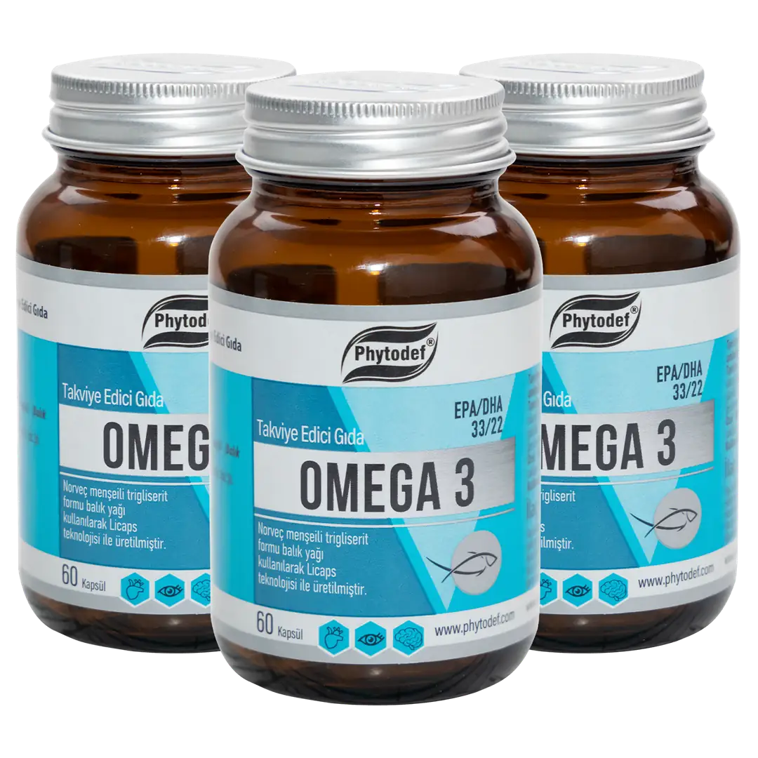 Omega 3 - 60 Jel Kapsül X 3 Adet