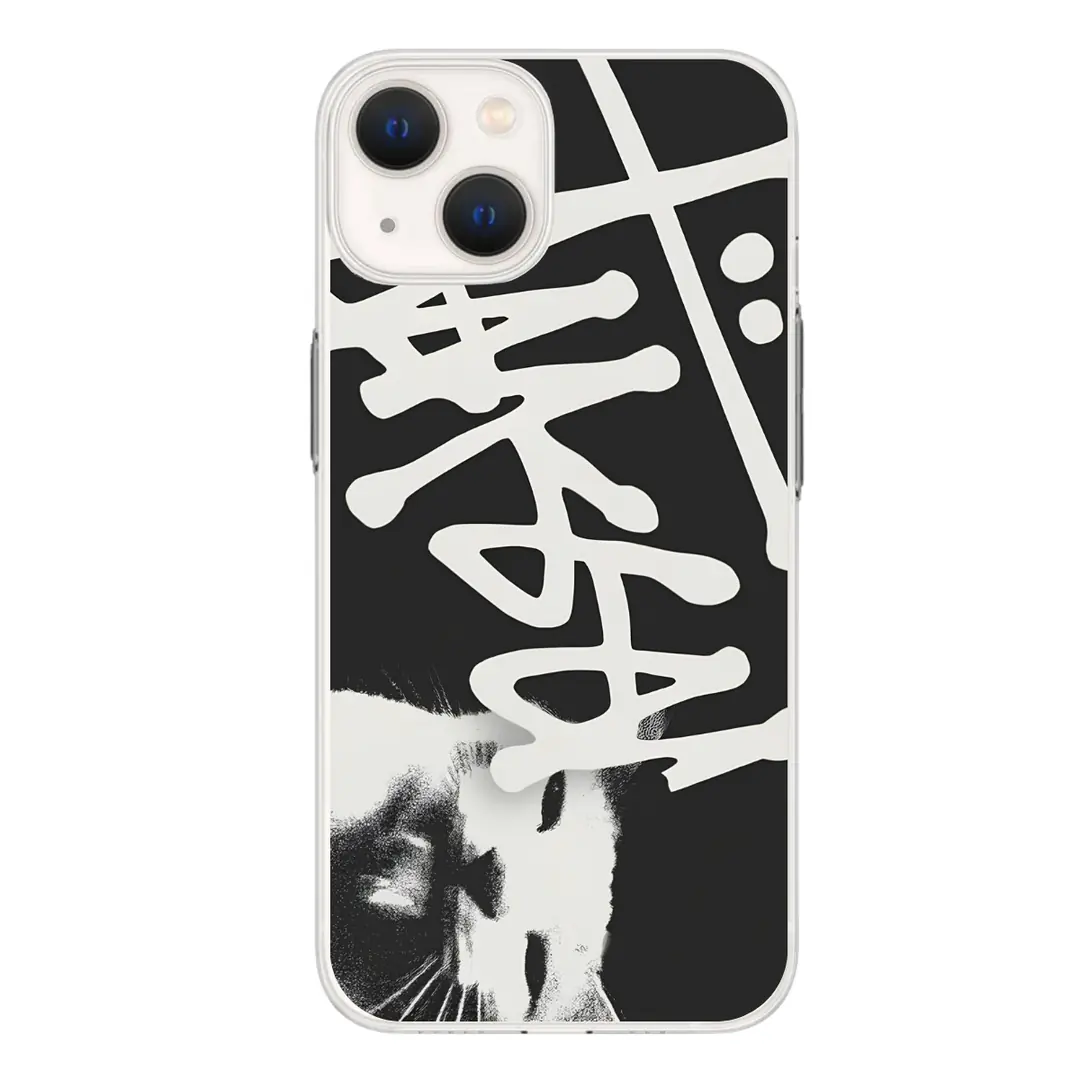 Skater Cat Graffiti Baskılı Telefon Kılıfı (Android/Ios Uyumlu)