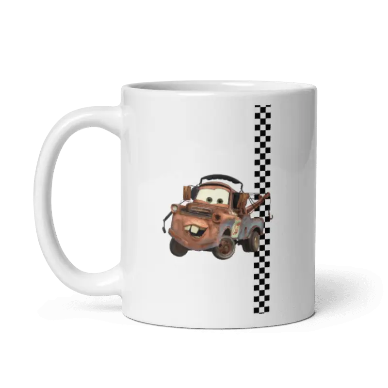 Mater Çift Taraflı Baskılı Mug Kupa Beyaz