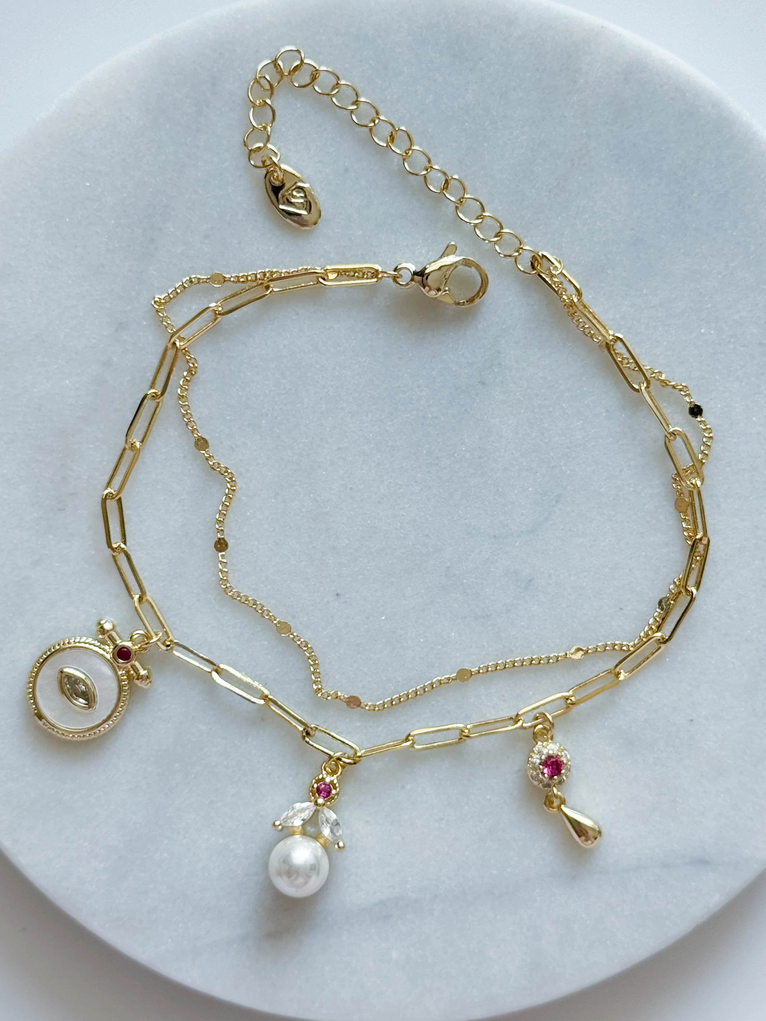 ÇELİK CHARM 2Lİ BİLEKLİK