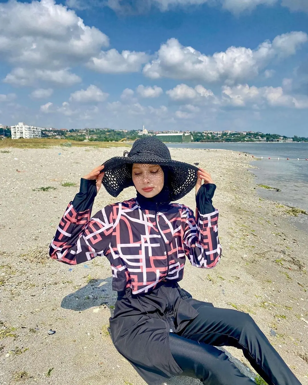 PERRA 2 GEOMETRİK PEMBE DESEN