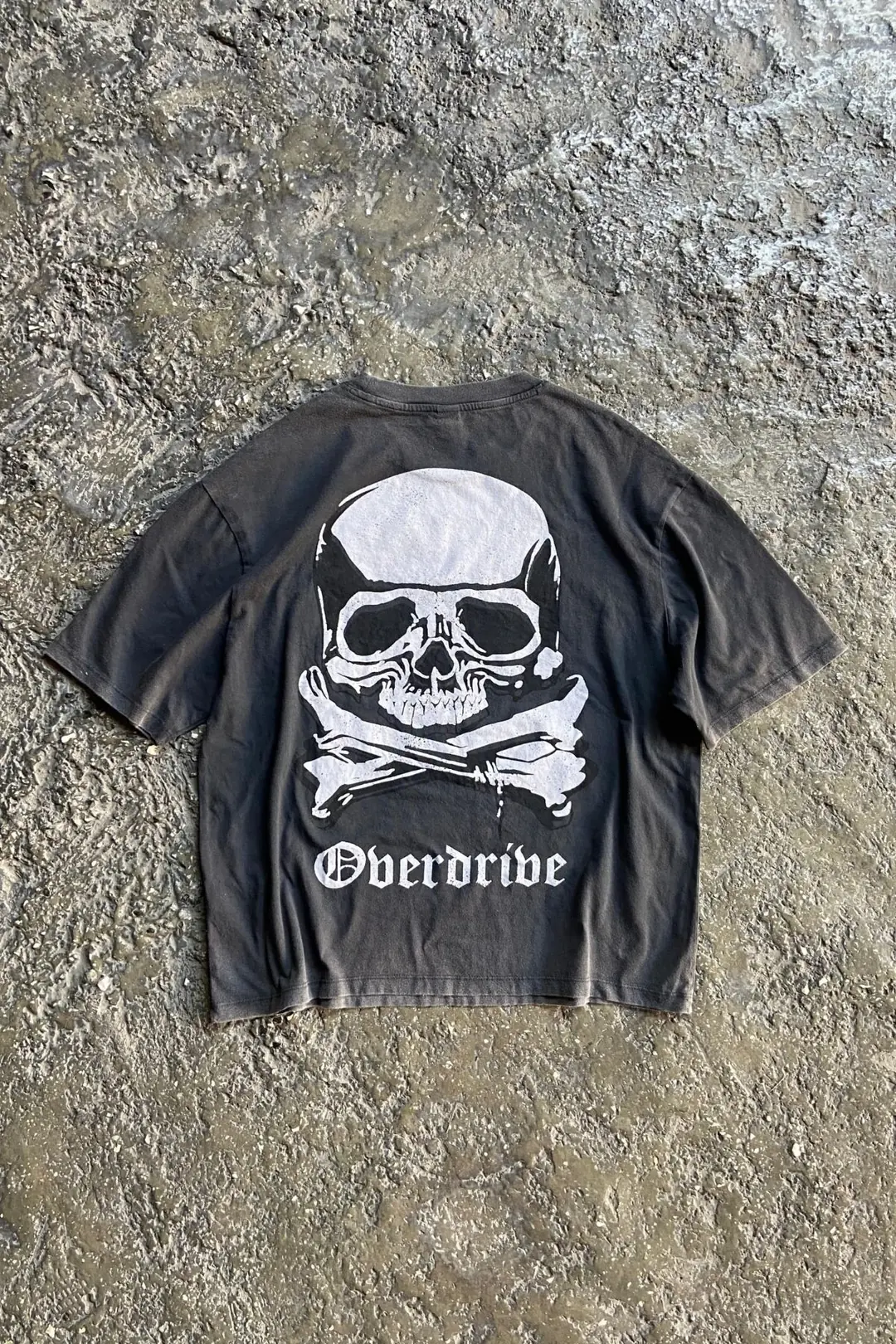 Overdrive '' Skull & Bone '' Boxy Fit T-shirt