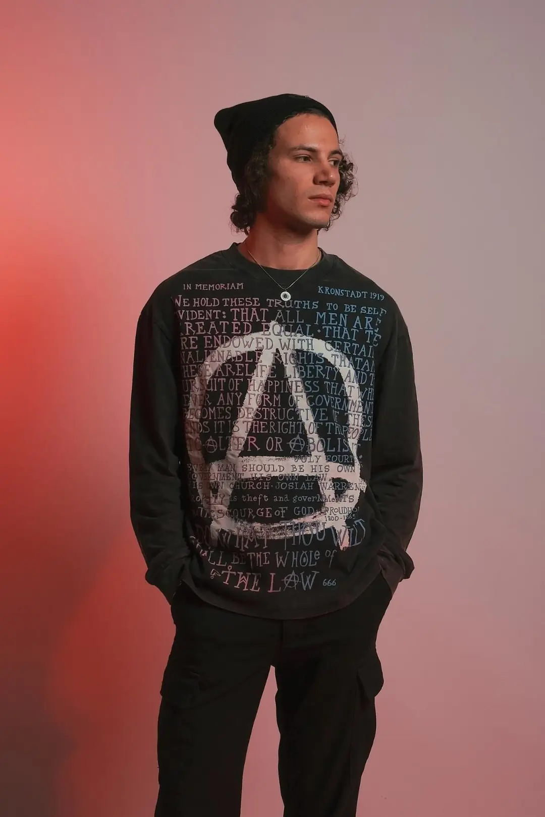 ''anarchy'' Vintage Longsleeve