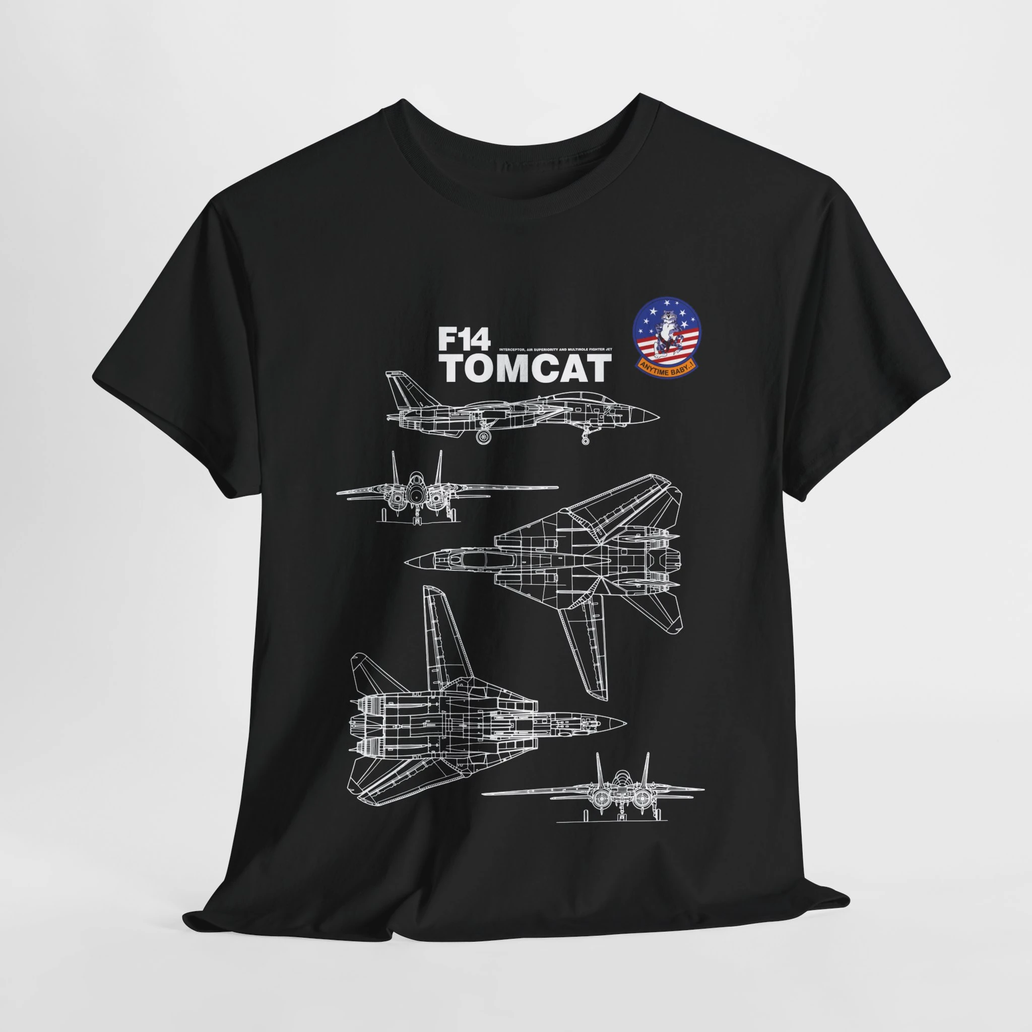 F14 Tomcat Baskılı Tişört