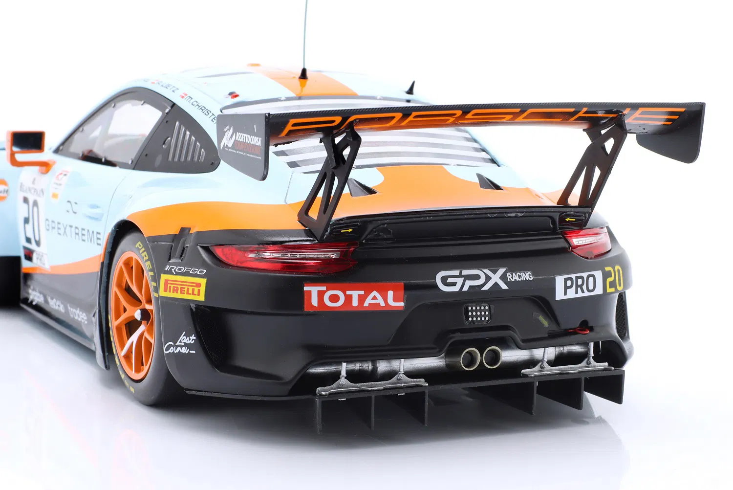 Ixo | IXLEGT18-23003 | 1/18 Ölçek 2019 Porsche 911 GT3 R #20 Michael ...