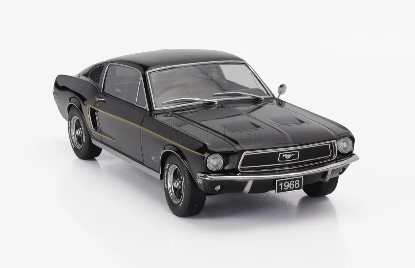 KK Scale | 181393 | 1/18 Ölçek | Ford Mustang GT Fastback 1968 Siyah