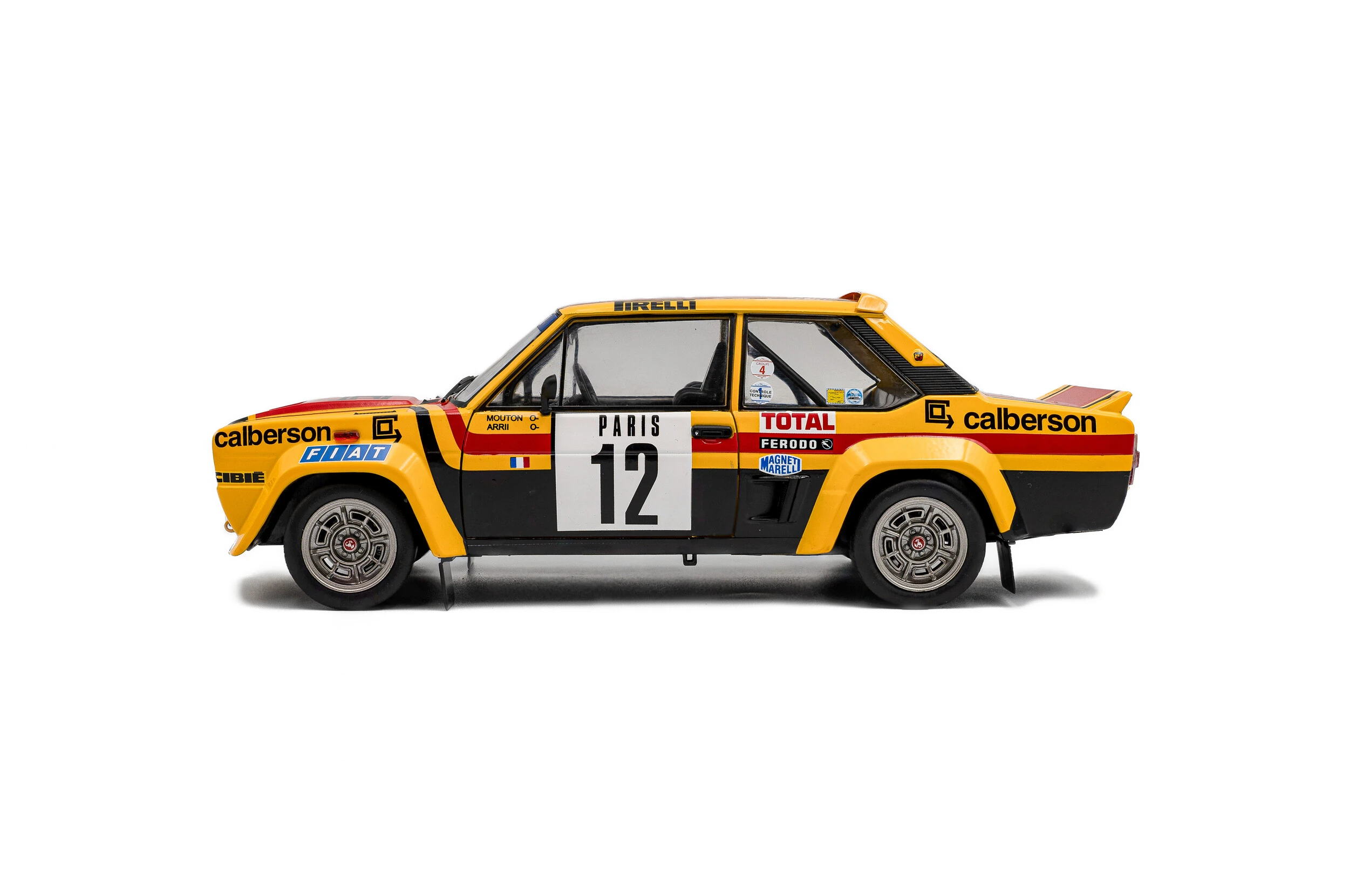 Solido | S1806007 | 1/18 Ölçek | Fiat 131 Abarth 1980 / Monte Carlo ...