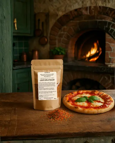 Milano İtalyan Tipi Pizza-Patates ve Piliç Eti Baharatı (aşırı lezzet ...