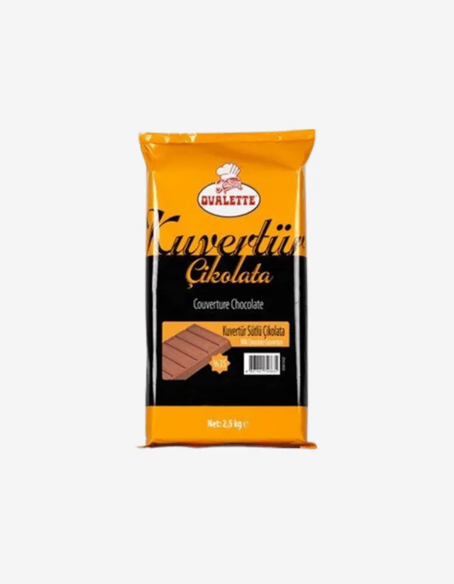 Ovalette Sütlü Kuvertür 2.5 KG