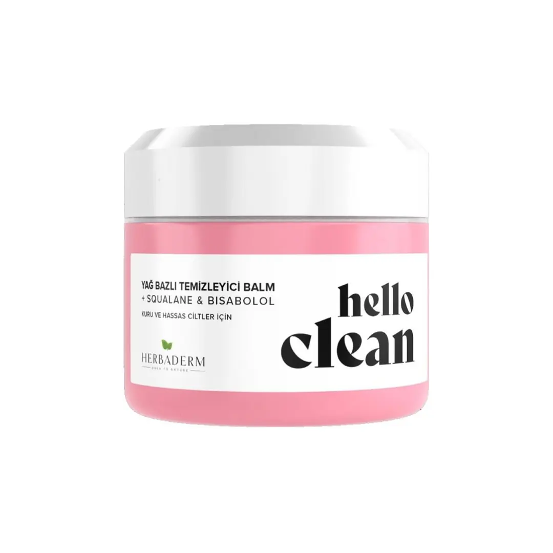 Herbaderm Hello Clean Kuru ve Hassas Ciltler Yağ Bazlı Temizleyici Balm ...
