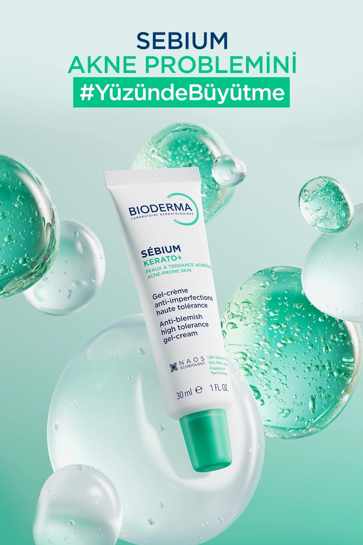 Bioderma Sebium Kerato Nemlendirici Jel Krem 30mL