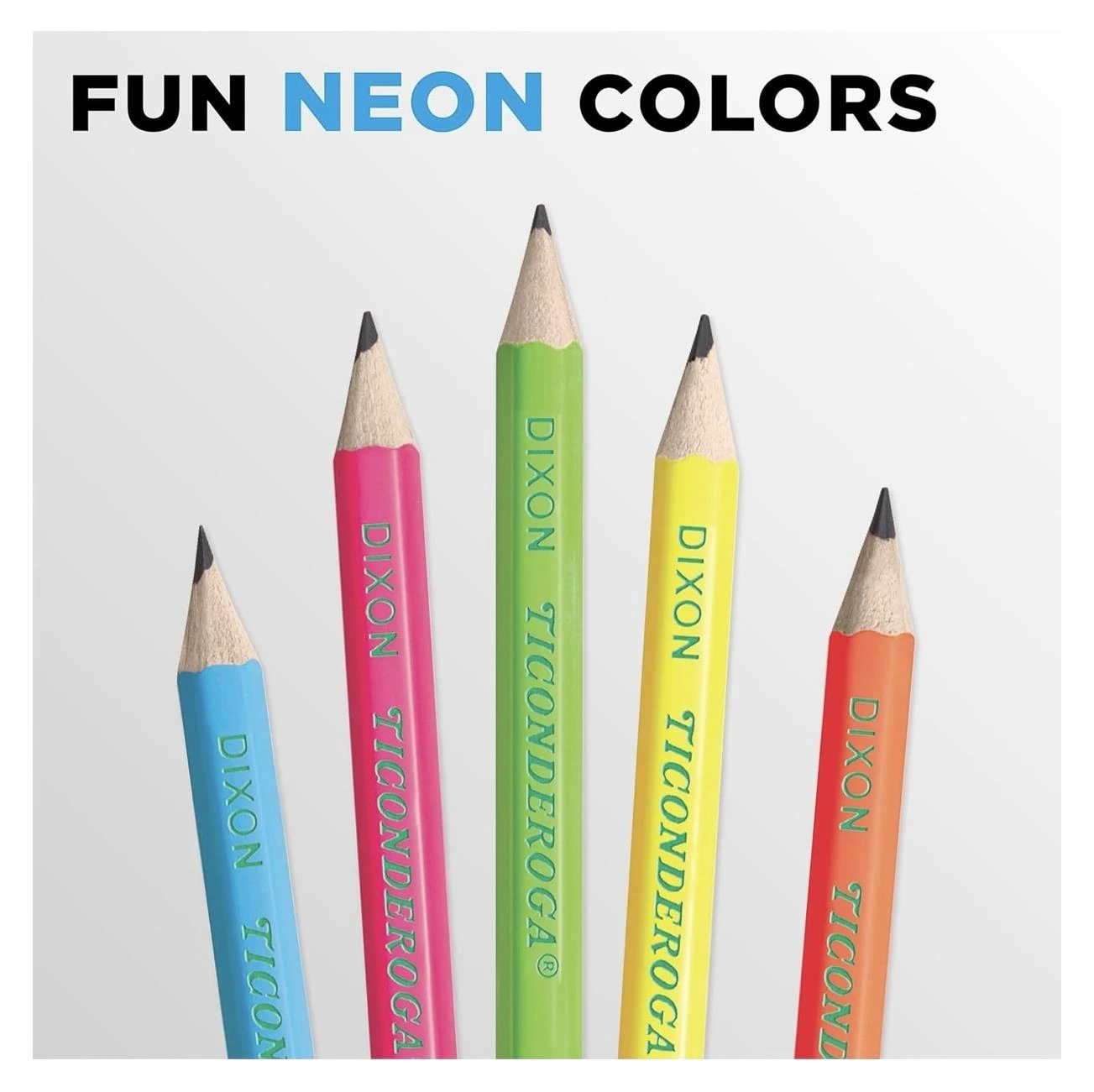 Dixon Ticonderoga The World's Best Pencil Neon New 10'lu Kurşun Kalem